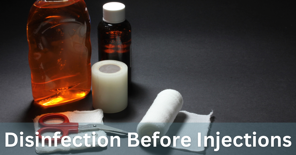 Disinfection Before Injections – Painless World